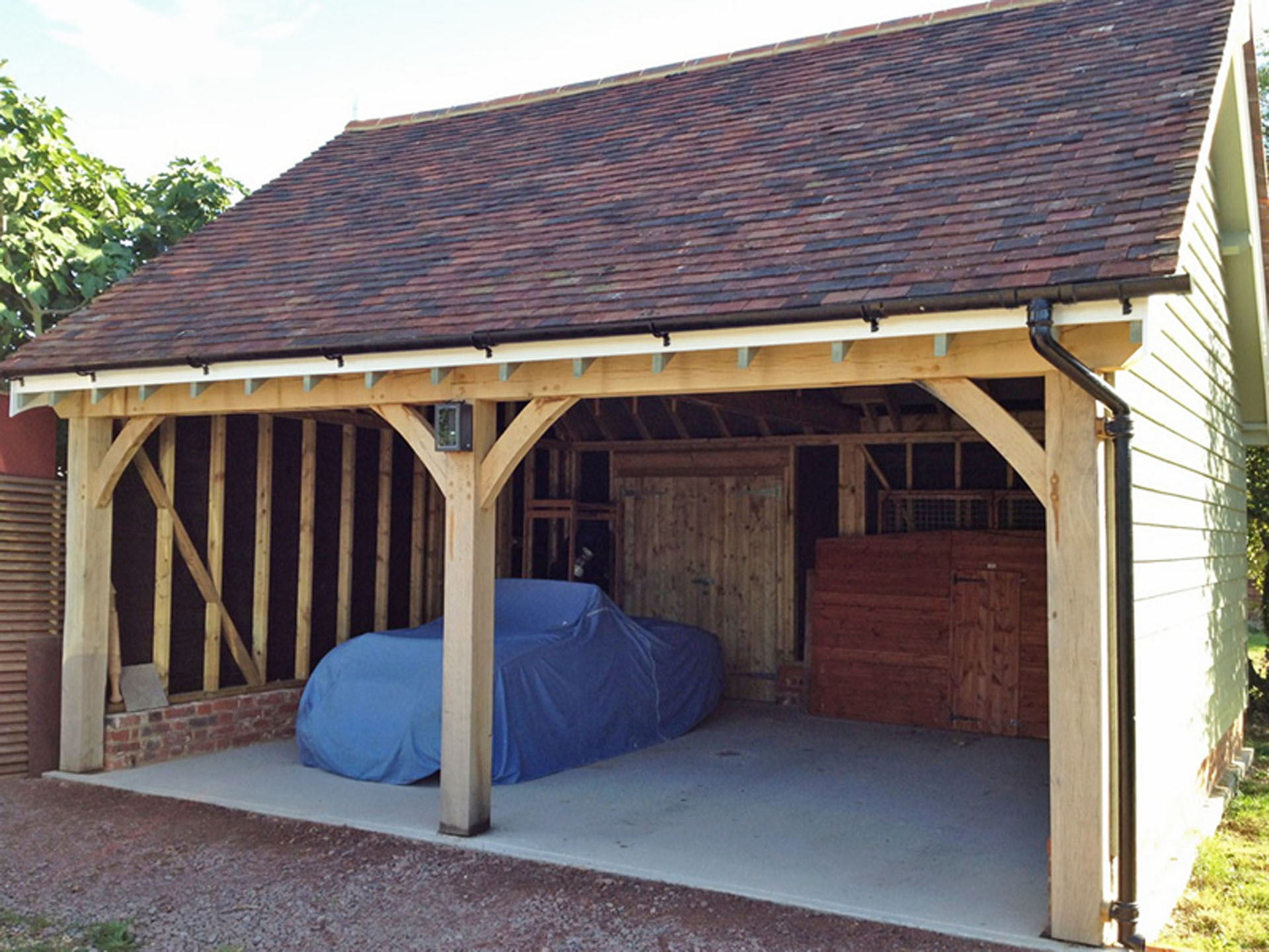Garages and Car Ports - Roger Gladwell Timber Frame Construction
